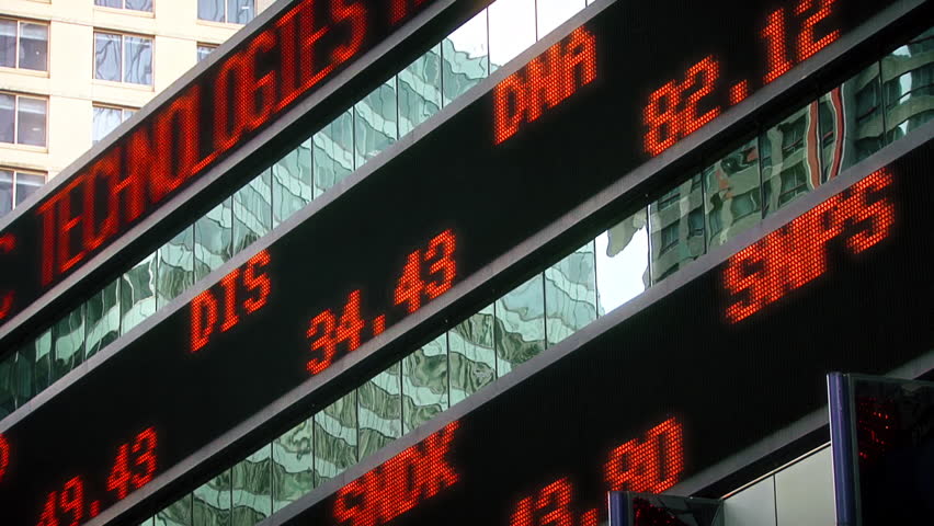 Stock Market Ticker Stock Footage Video 822922 - Shutterstock
