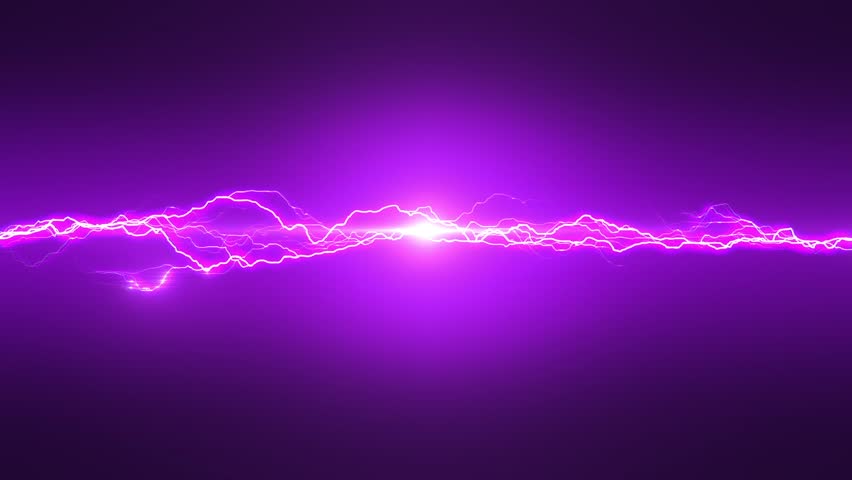 Simulated Violet Lightning Background Stock Footage Video 2252365 ...