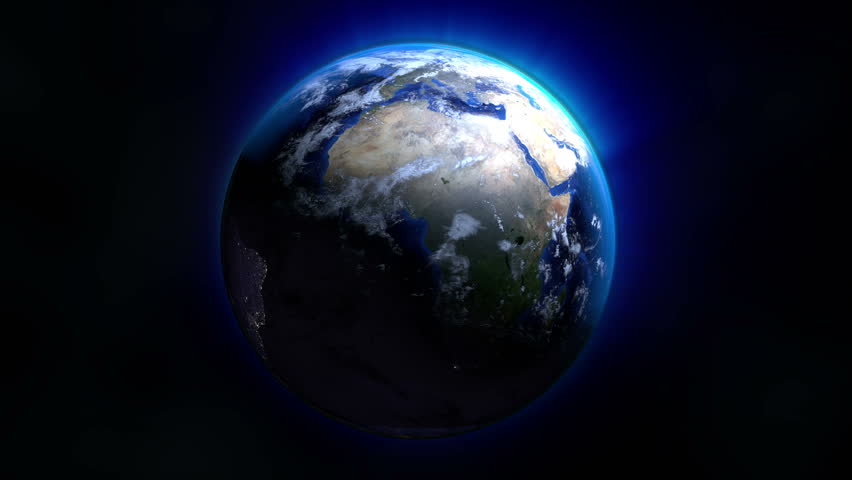 Planet Earth Dramatic Full Frame Loop - Maps Courtesy Of NASA Stock ...