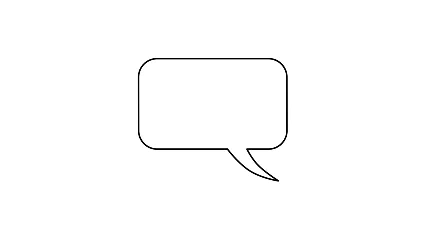 Speech Bubble Stock Footage Video - Shutterstock