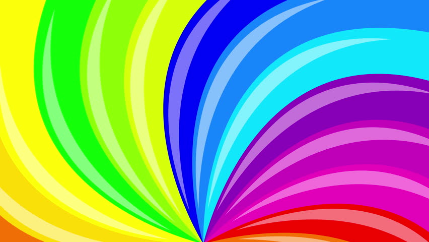 Rotating Rainbow Swirl. Seamless Loop. 4K, UHD, Ultra HD Resolution ...